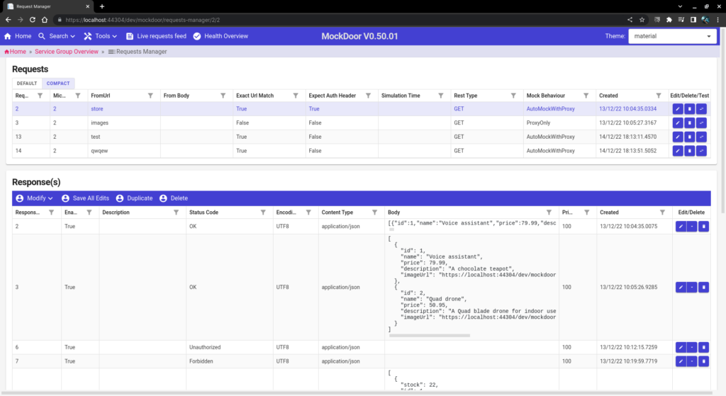 My Mockdoor - Home of Mockdoor Microservice Mocking Tool